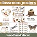 Woodland Theme Colors Posters Forest Theme Classroom Decor - Etsy