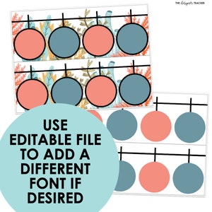 Ocean Theme Under the Sea Number Line to 100 to 120 Classroom Decor ...