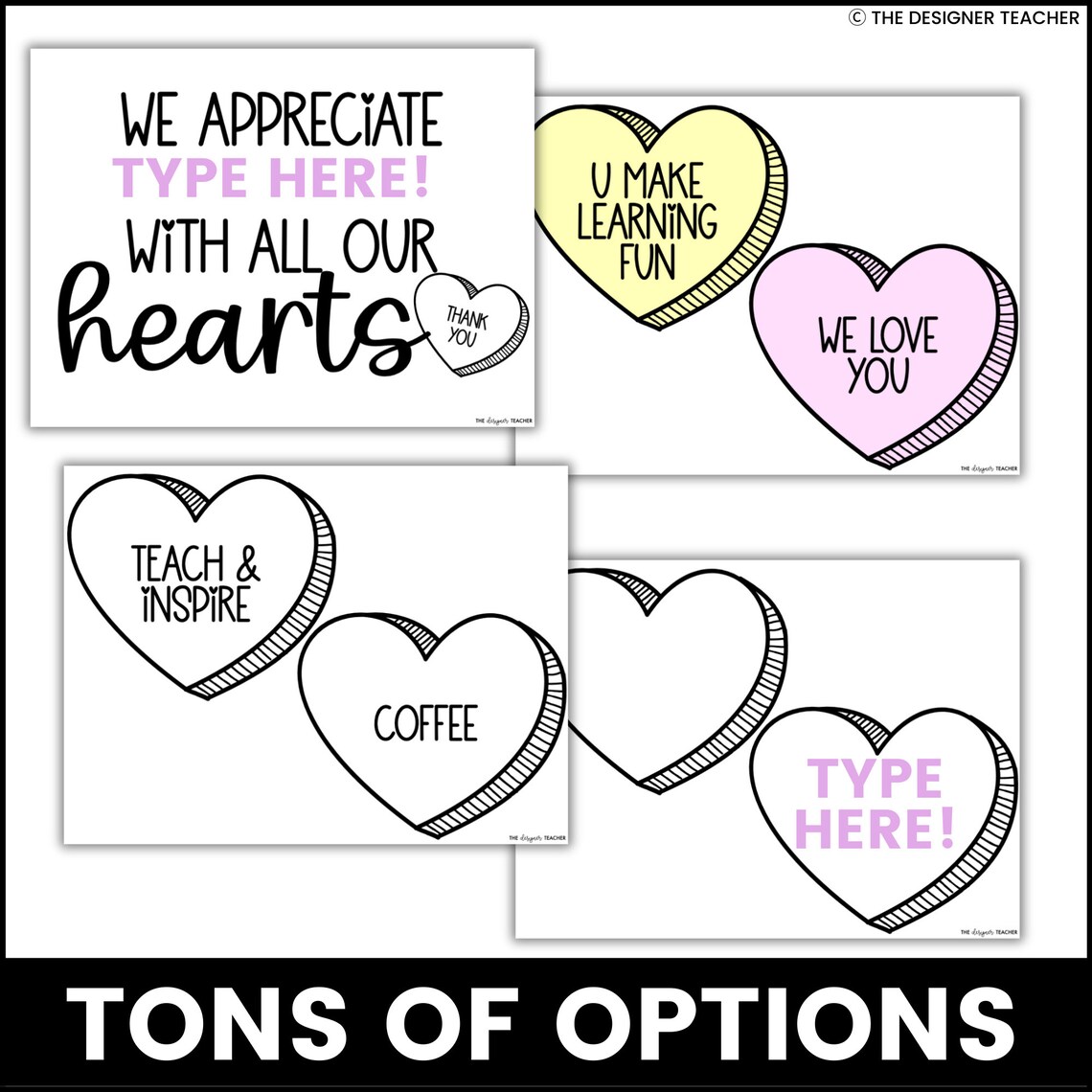 Valentine's Day Staff Appreciation Bulletin Board Display February ...