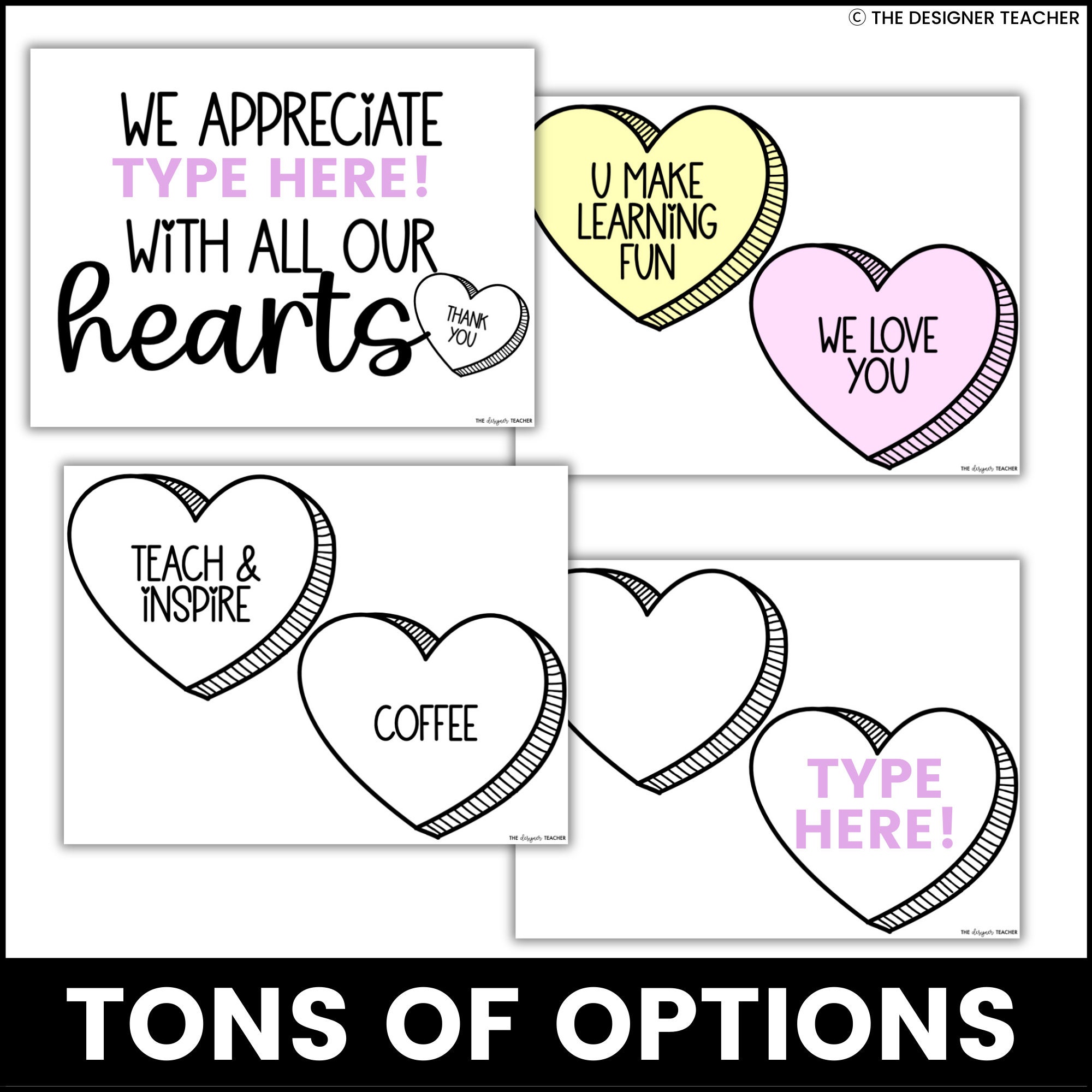 Valentine's Day Staff Appreciation Bulletin Board Display February ...