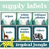 Editable Classroom Calendar Kit With Modern Tropical Jungle Theme - Etsy