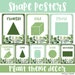 Plant Theme Classroom 2D and 2D Shape Posters Botanical Classroom Decor ...