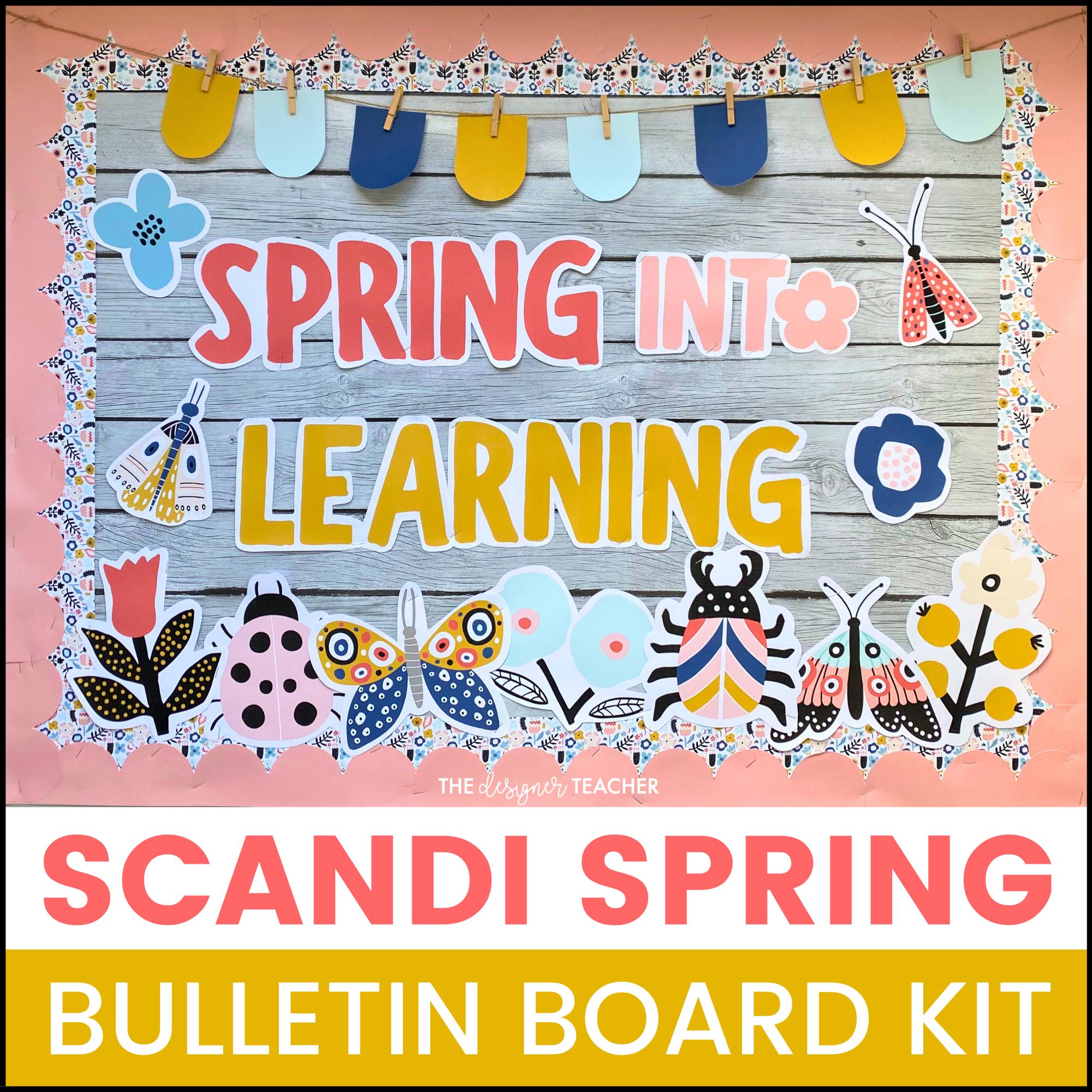 Spring Classroom Bulletin Board Kit Ideas, March, April, May ...