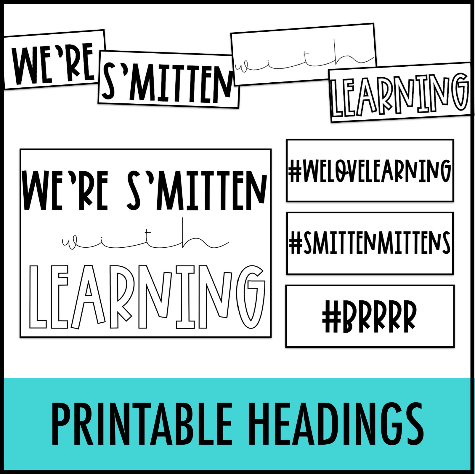 Smitten With Learning December Bulletin Board and Mitten Winter Door ...