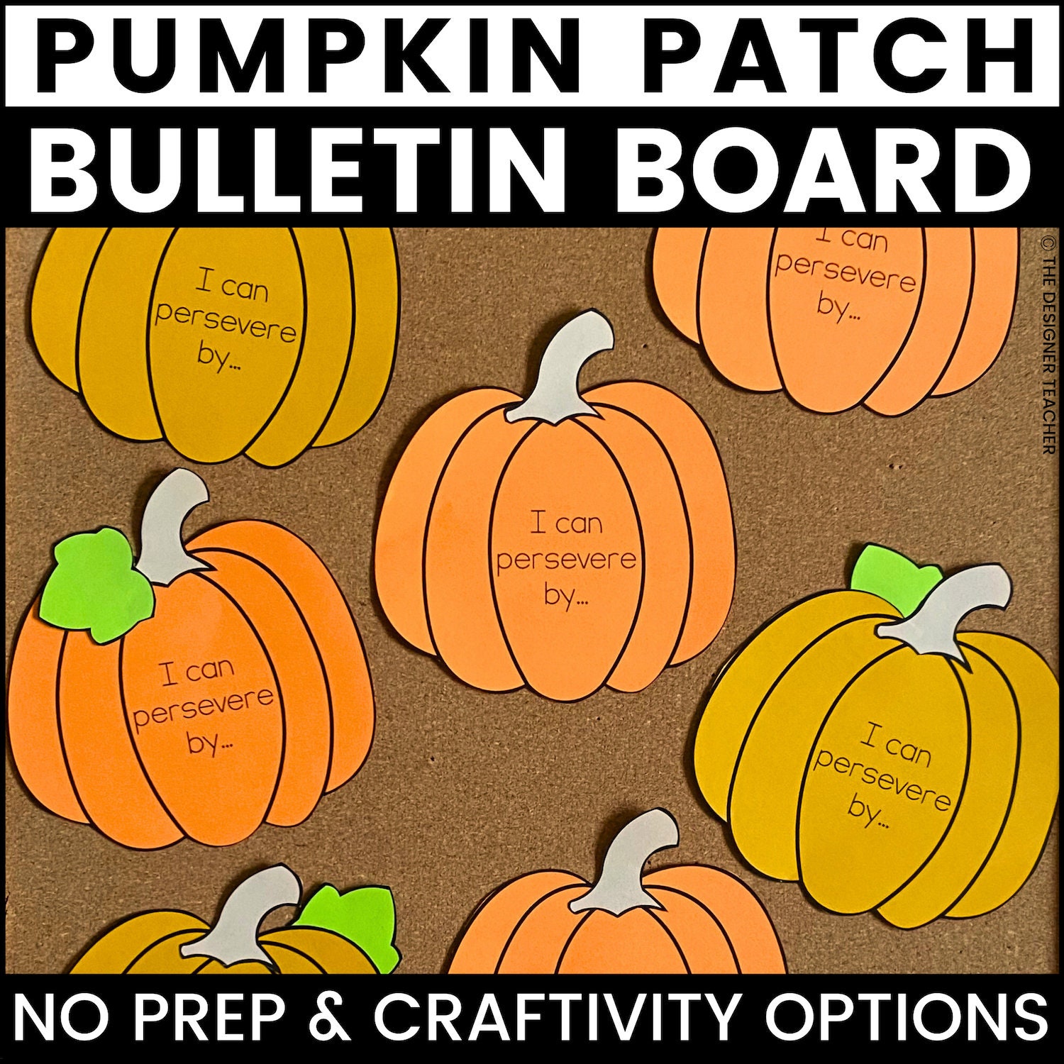 Pumpkin Patch Bulletin Board Craft Activity • September October ...