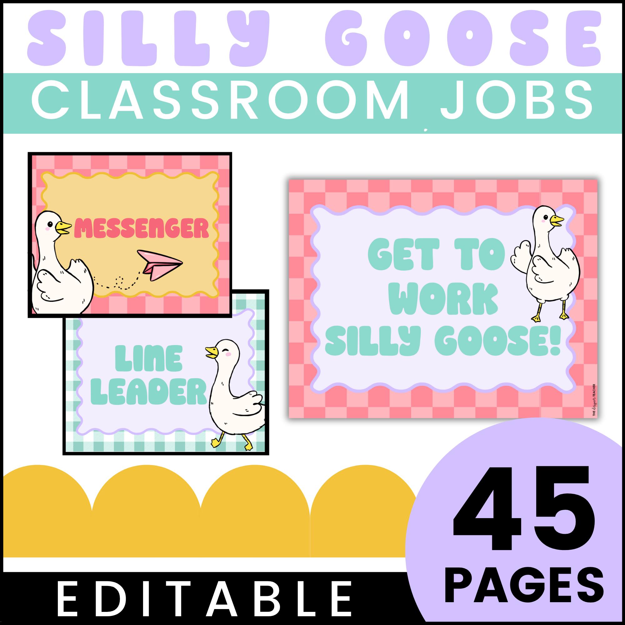 Editable Classroom Student Jobs Chart and Bulletin Board Display ...