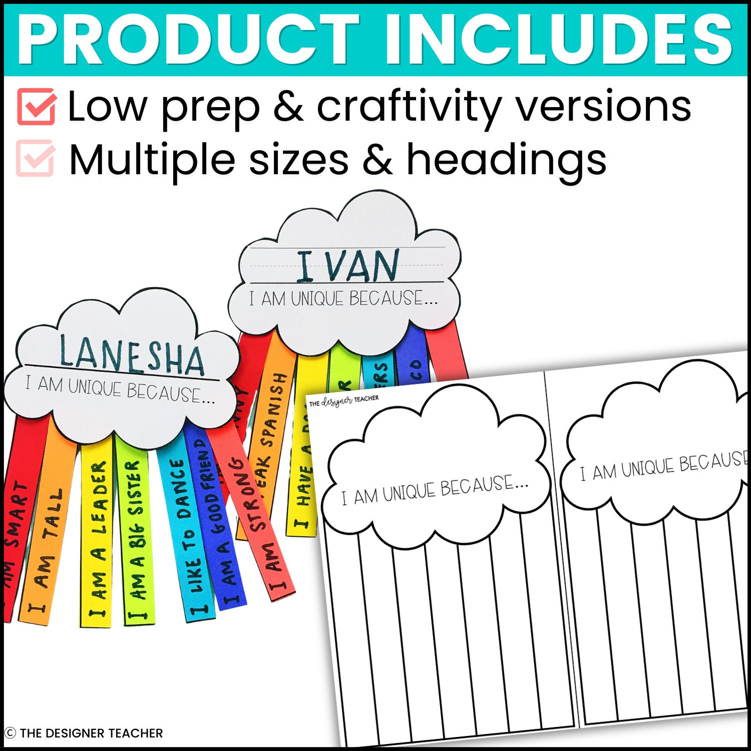 Rainbow Diversity Bulletin Board Back to School Bulletin Board Kit ...