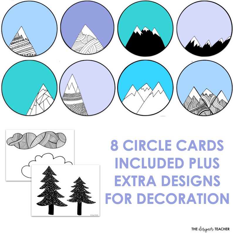 Mountain Theme Back to School Classroom Door Decor & Bulletin Board - Etsy