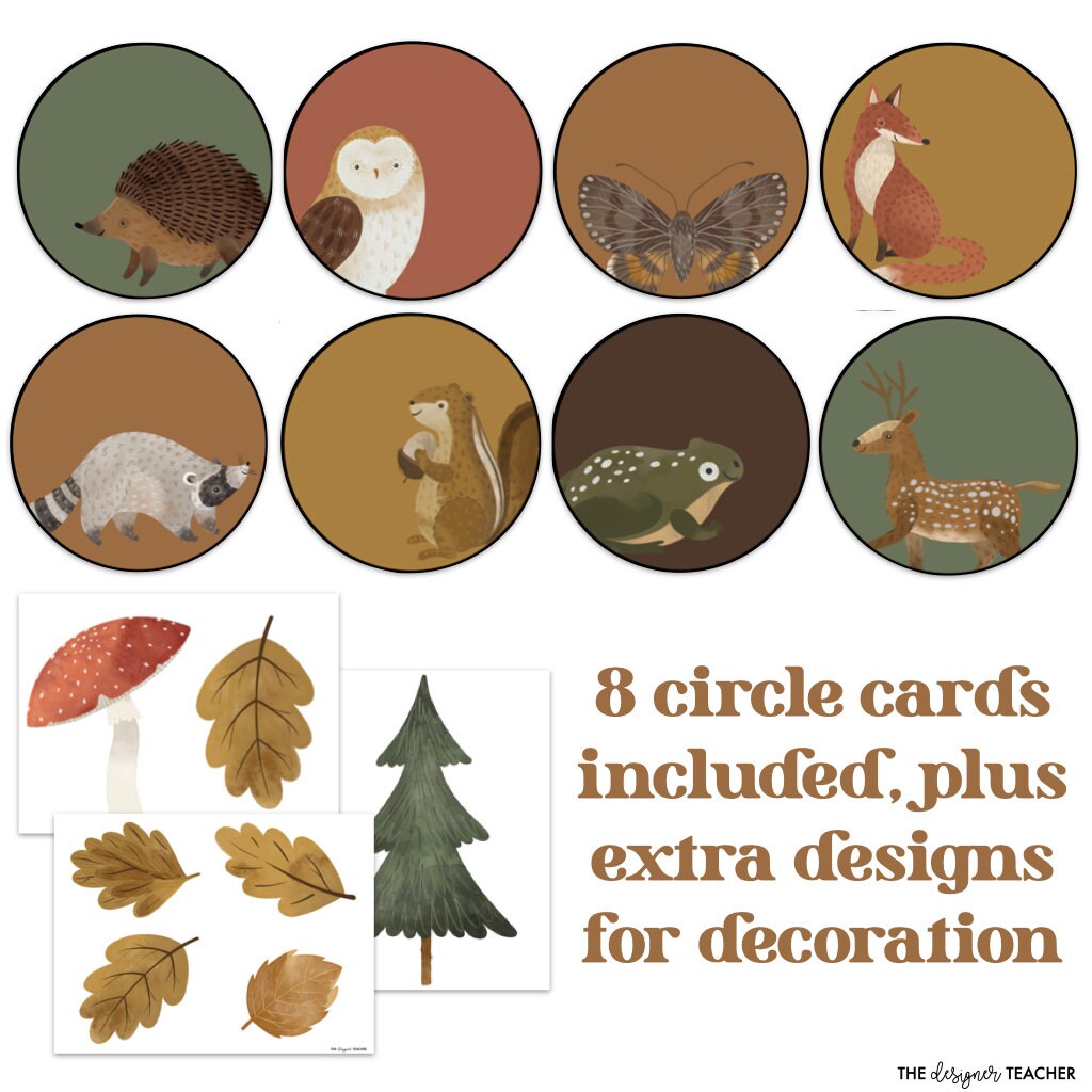 Woodland Theme Welcome Back to School Classroom Door Decor & Forest ...