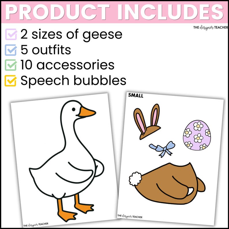 Spring Classroom Silly Porch Goose Pet: March April May Easter ...