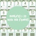 Plant Pastel Boho Theme Decor Classroom Number Posters 1–20 | 10 Frame ...