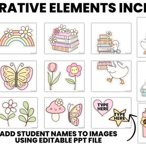 Silly Goose Back to School Reading Library Bulletin Board Kit Set ...