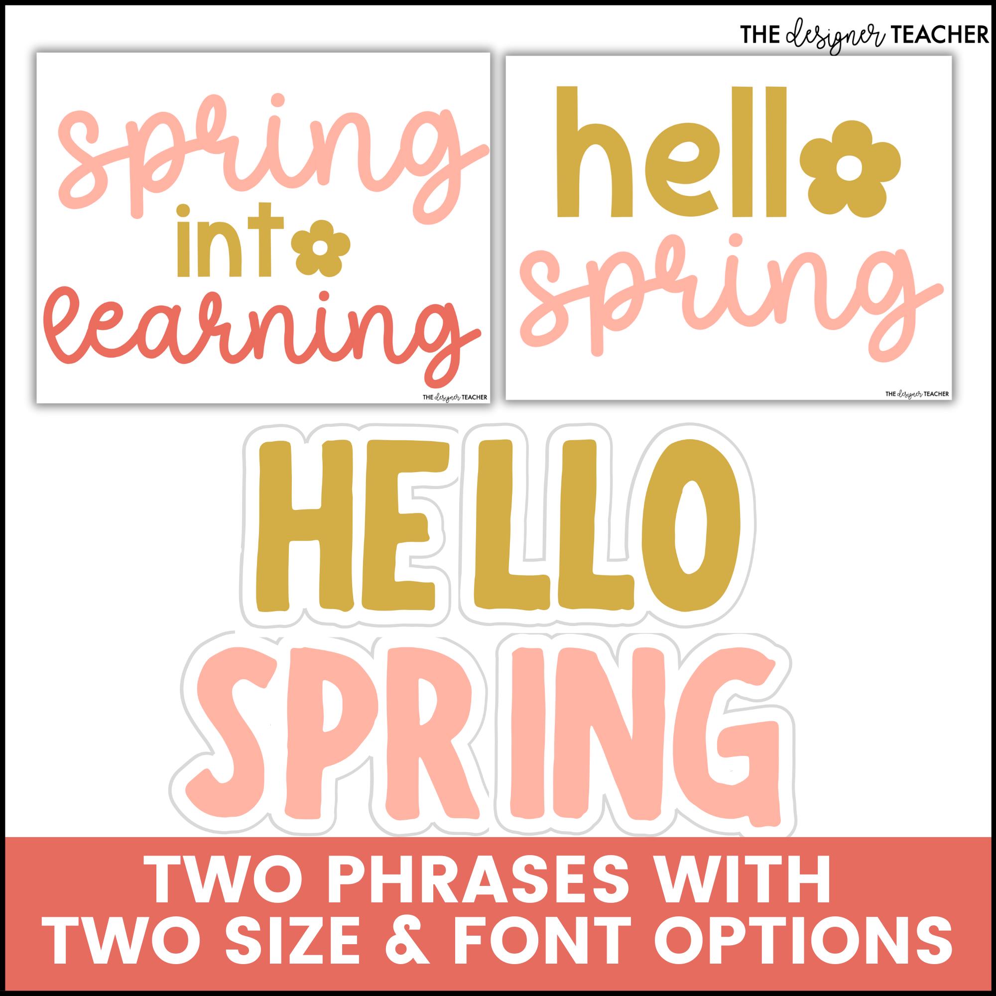 Spring Classroom Bulletin Board Kit Ideas, March, April, May ...