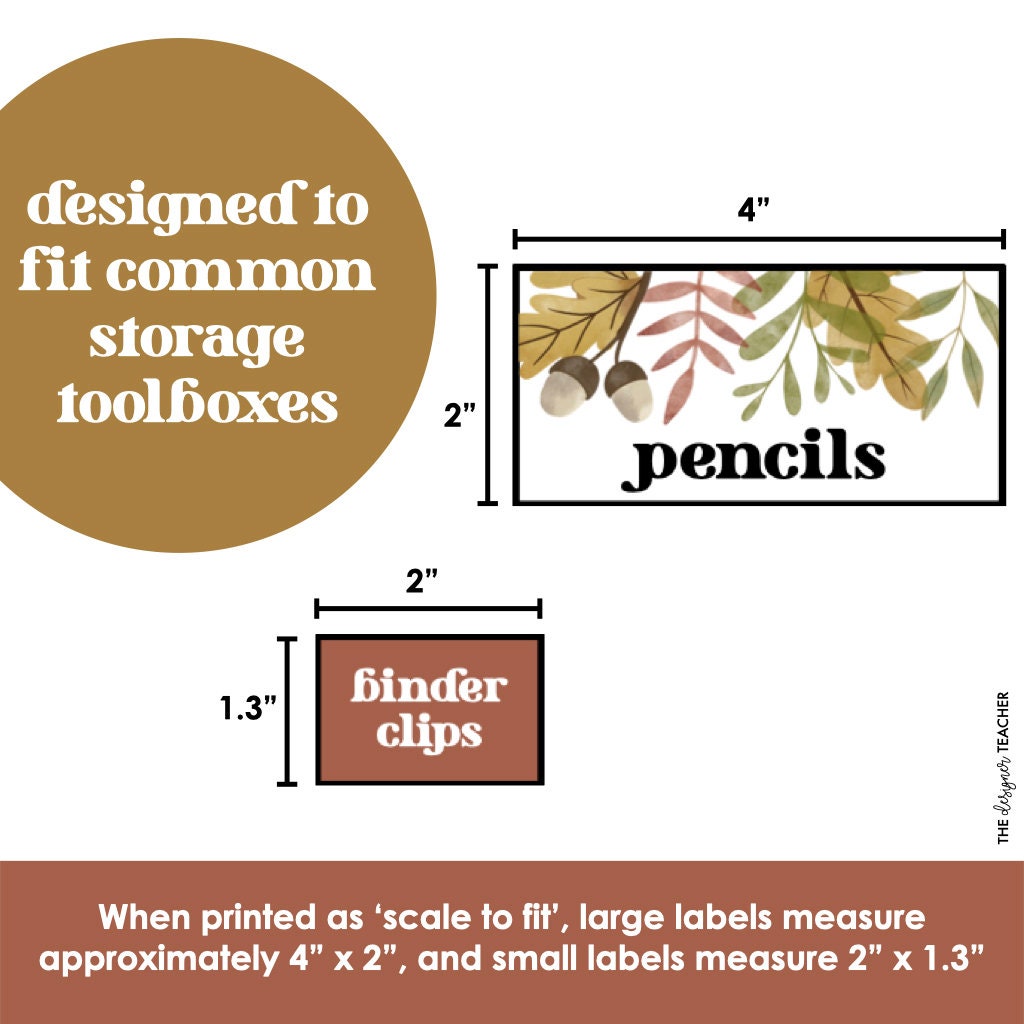 Editable Teacher Toolbox Labels With Boho Woodland Theme | Forest ...