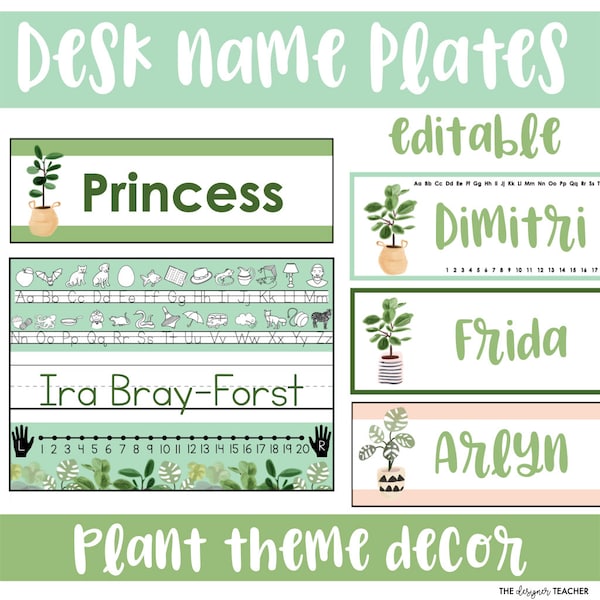 Plant Name Tags - Etsy