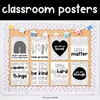 Editable Classroom Calendar Kit With Black & White Speckled Boho ...