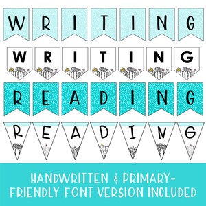 Editable Letter Banner Pennants With Bright Plant Cactus Theme ...