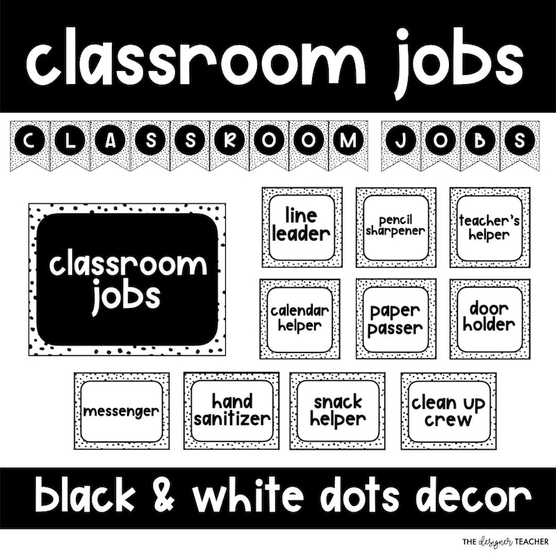 Classroom Jobs Chart - Etsy