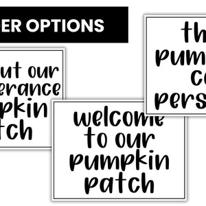 Pumpkin Patch Bulletin Board Craft Activity • September October ...