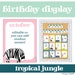 Editable Classroom Calendar Kit With Modern Tropical Jungle Theme - Etsy