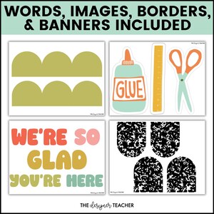 Welcome Back to School Bulletin Board Kit August September Door Decor ...