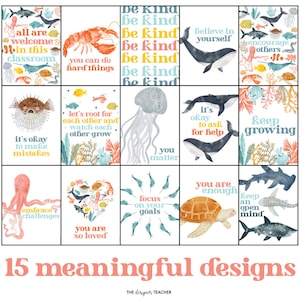 Inspirational Motivational Growth Mindset Inclusive Ocean Under the Sea ...