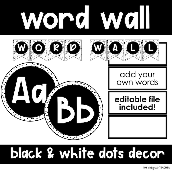 Black White Word Art - Etsy