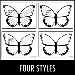 Mindful Monarchs Bulletin Board • Mindfulness Spring Butterfly Bulletin ...