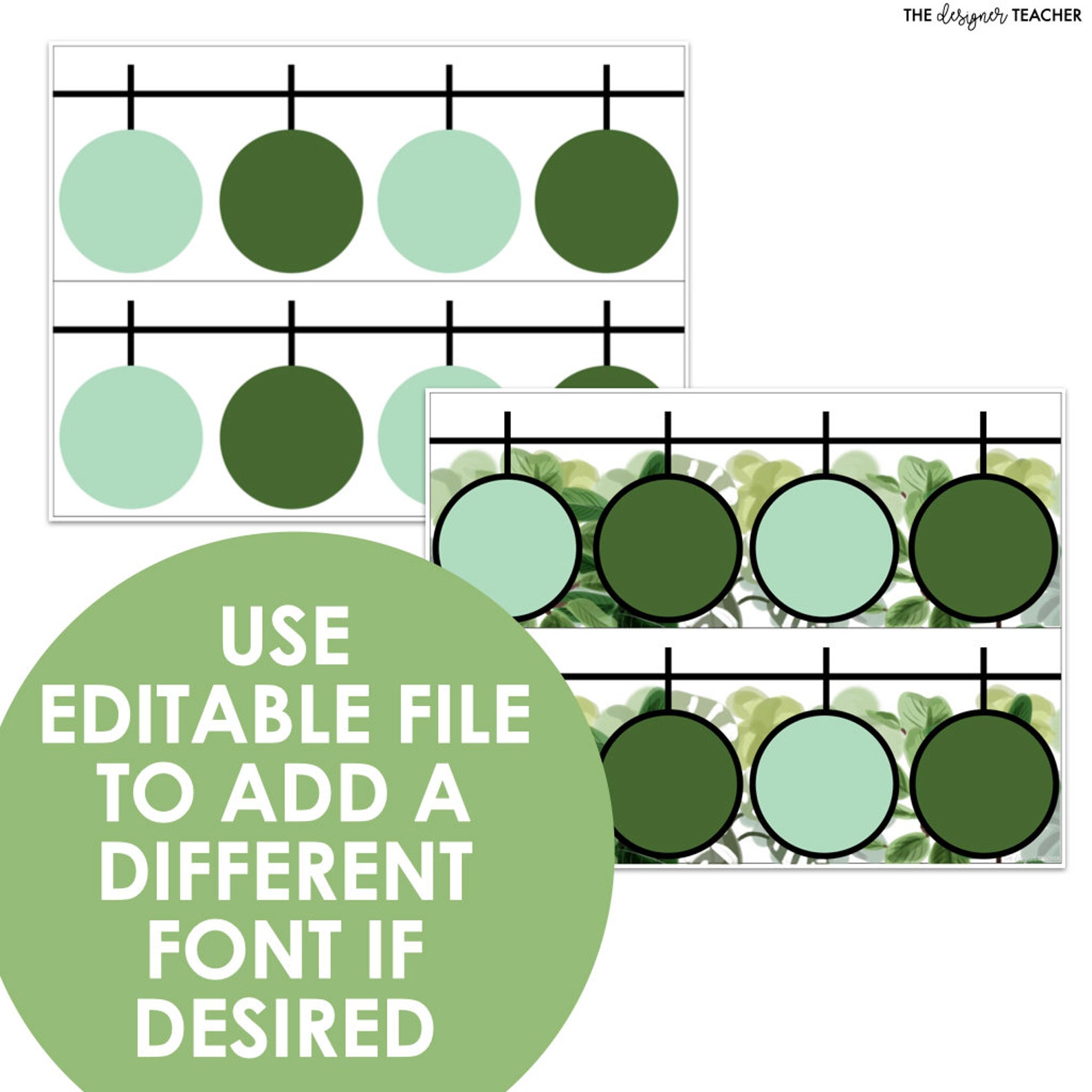 Plant Theme Number Line to 120 or 100 Classroom Decor - Etsy