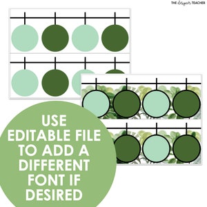 Plant Theme Number Line to 120 or 100 Classroom Decor - Etsy