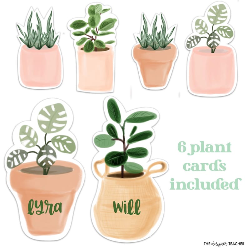 Plant Theme Botanical Welcome Back to School Classroom Door Decor ...