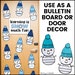 Winter Snowman Kindness Bulletin Board Craft & Door Decor - Etsy