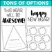 New Year 2024 January Bulletin Board & Door Decor New Year's ...