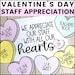 Valentine's Day Staff Appreciation Bulletin Board Display February ...