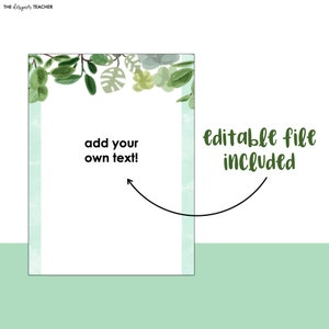 Plant Pastel Boho Theme Decor Classroom Number Posters 1–20 | 10 Frame ...