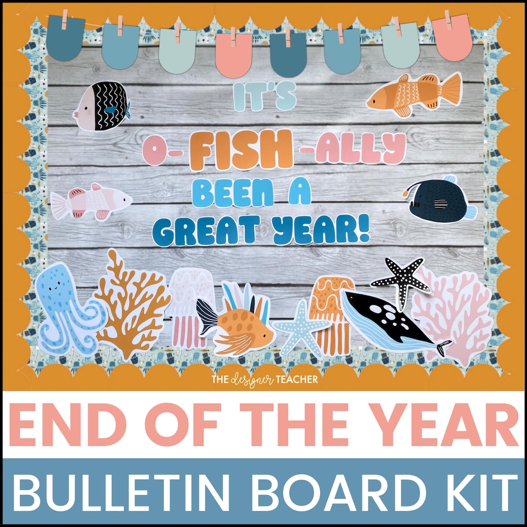 End of the Year Ocean Theme Under the Sea May June Summer Bulletin ...