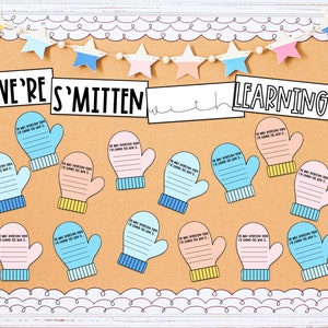 Smitten With Learning December Bulletin Board and Mitten Winter Door ...