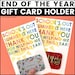 End of the Year Teacher Gift Card Holder • School Teacher Thank You ...