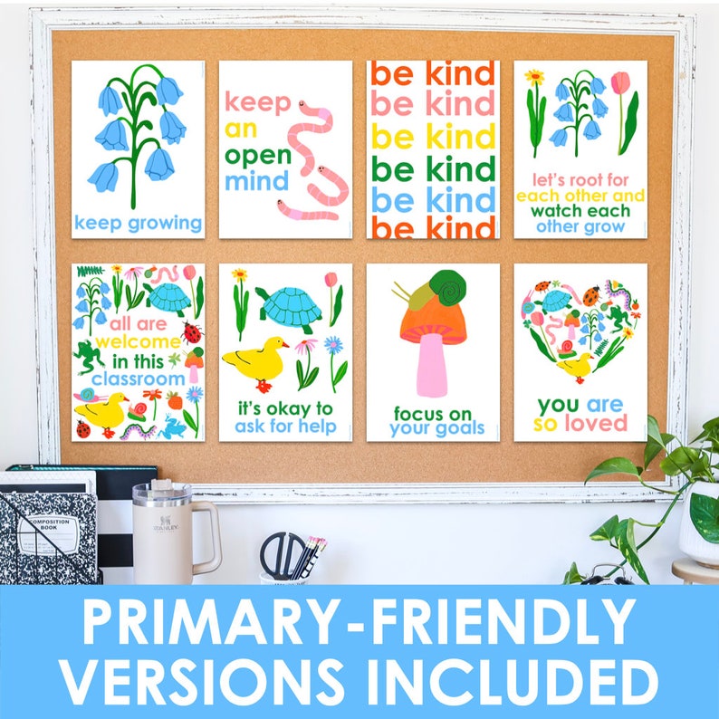 Inspirational Growth Mindset Inclusive Bright Garden Spring Classroom ...