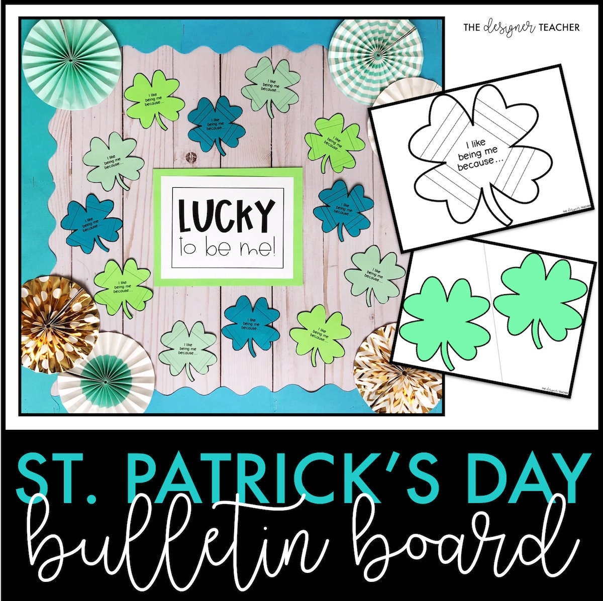 St. Patrick's Day Bulletin Board • March Spring Bulletin Board Kit With ...