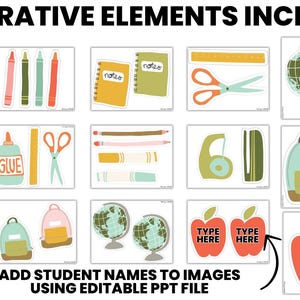 Welcome Back to School Bulletin Board Kit August September Door Decor ...