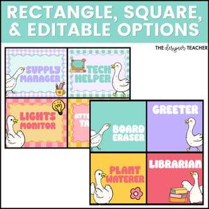 Editable Classroom Student Jobs Chart and Bulletin Board Display ...