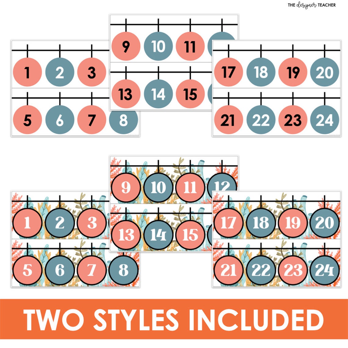 Ocean Theme Under the Sea Number Line to 100 to 120 Classroom Decor ...