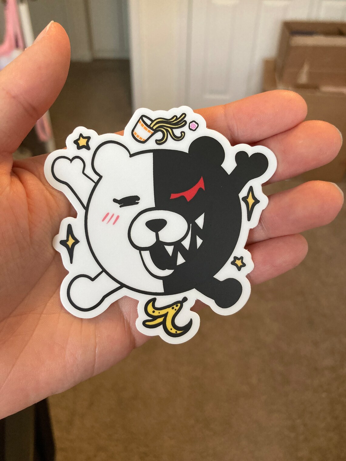 Ball Monokuma Sticker - Etsy