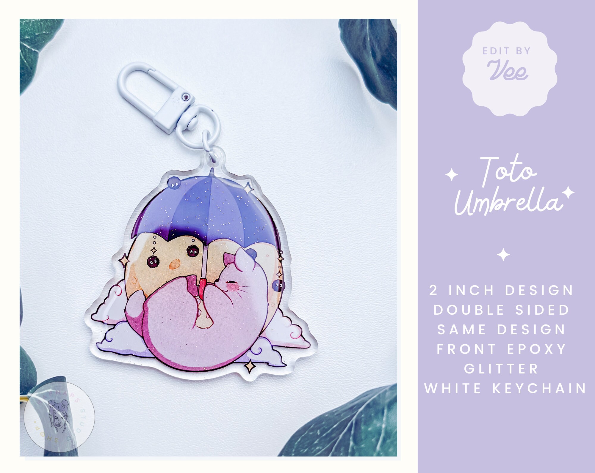 Anime Inspired Chibi Chinchilla Keychain Anime Kawaii Chinchilla ...