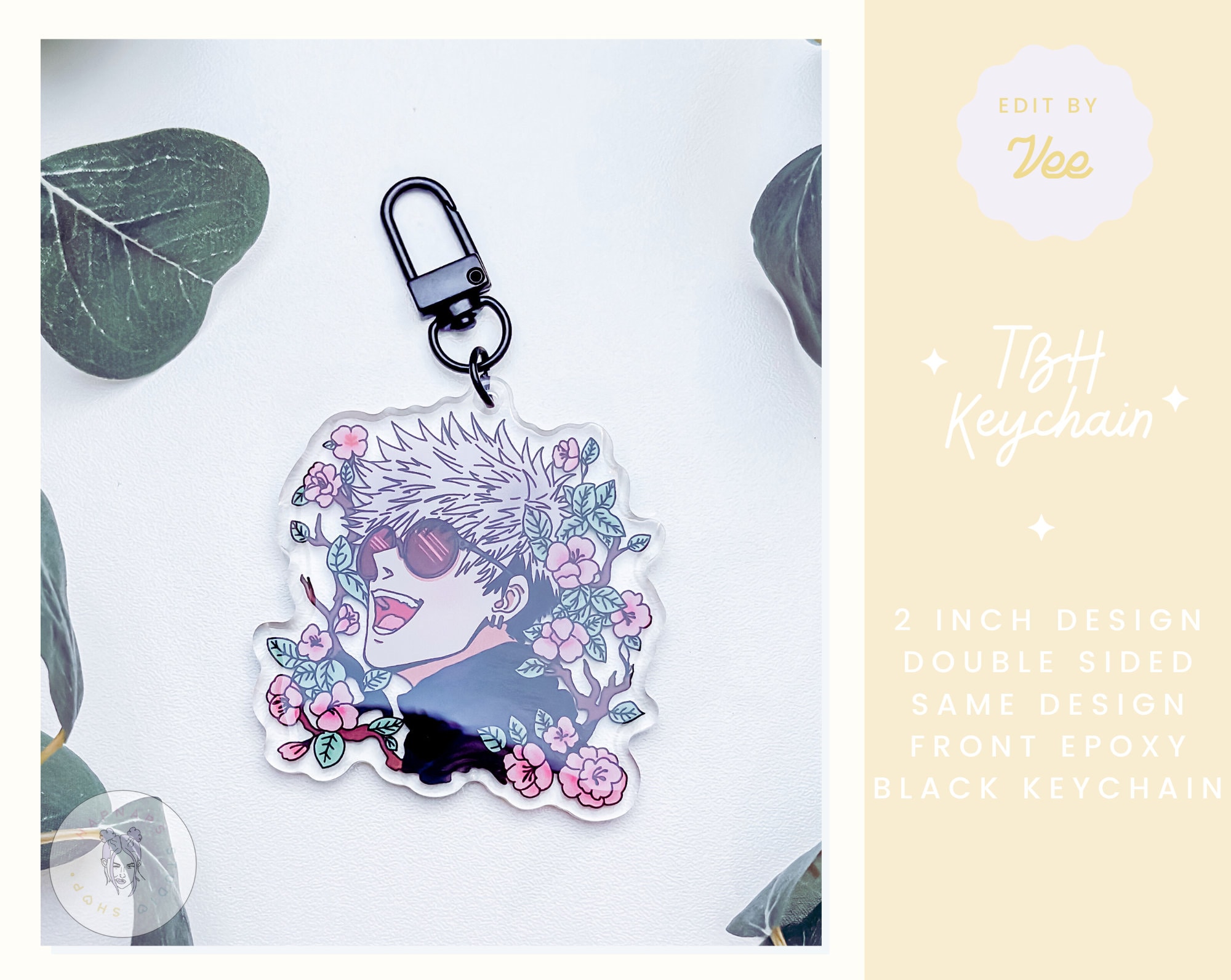 Anime Inspired Cool Guy Keychain Anime Kawaii Anime Keychain Famous ...