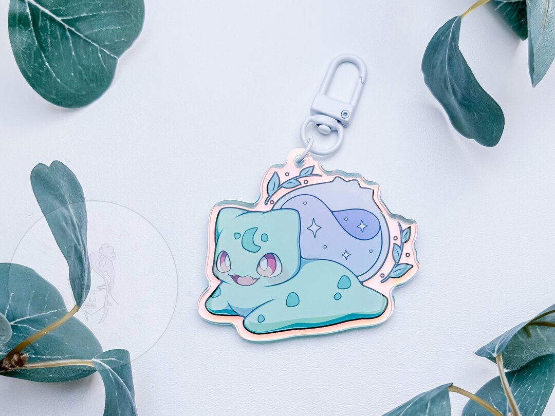 Anime Inspired Leaf Monster Bisa Keychain Anime Kawaii Leaf Creature ...