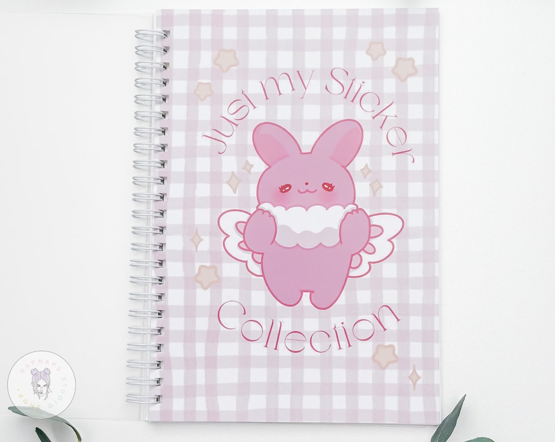 Chibi Bunny Stickerbook A5 Bunny Sticker for Journal Lovers Diary ...