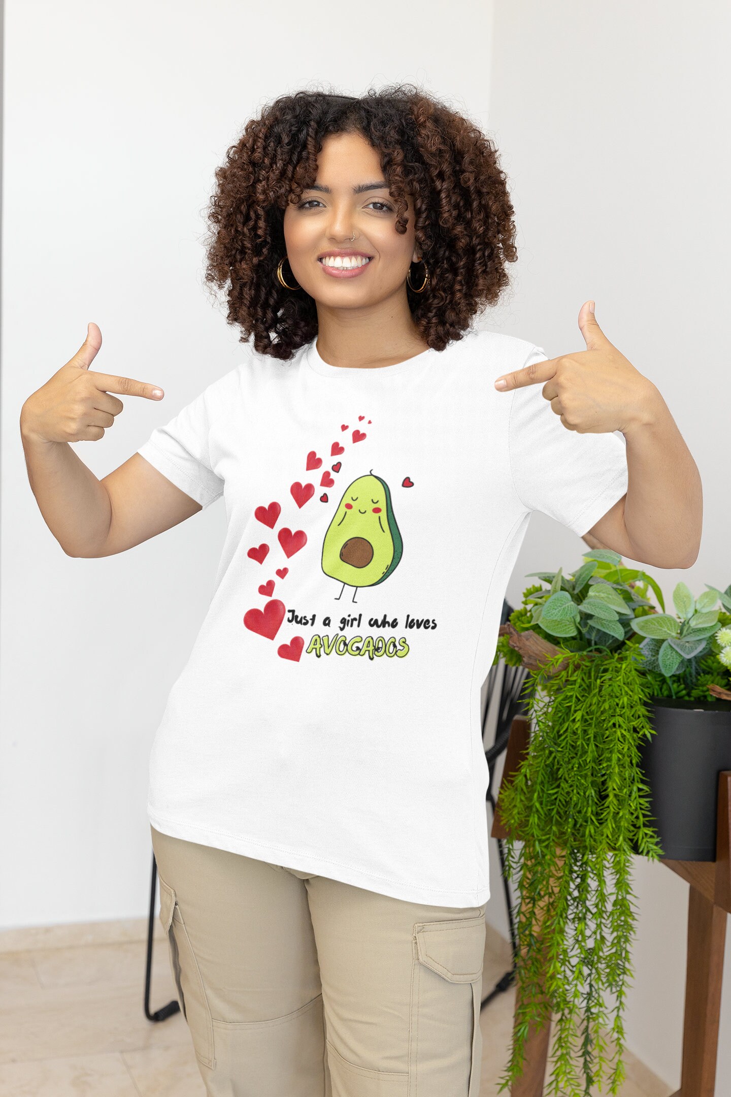 Just a Girl Who Loves Avocados Shirt, Cute Avocado Shirt, Avocado Lover ...