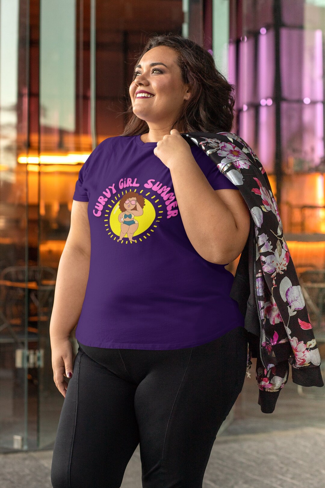 Curvy Girl Summer Shirt Curvy Woman T Positive Body Image T